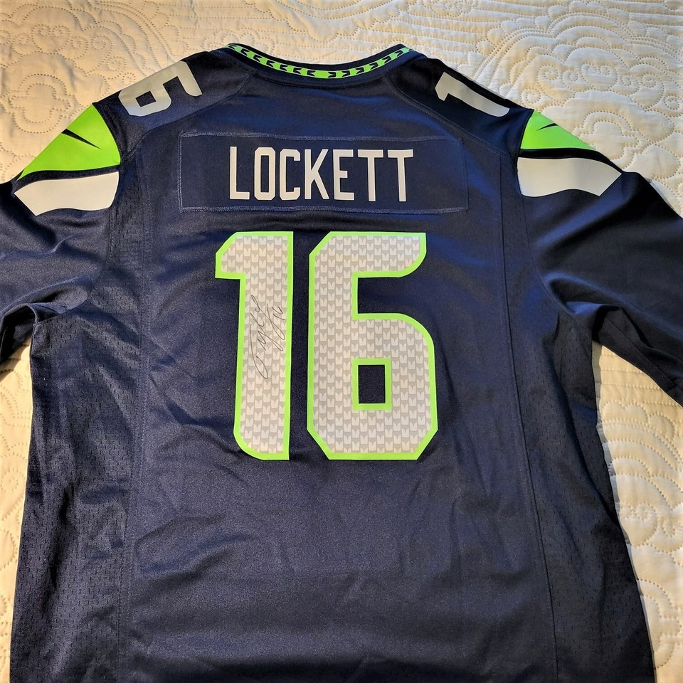 Tyler Lockett Autographed NFL On Field Football Jersey | eBay
