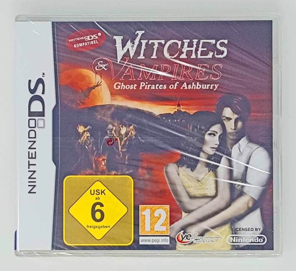 Nintendo DS DSi Witches Vampires Ghost Pirates of Ashburry ROLE GAME 2 ...