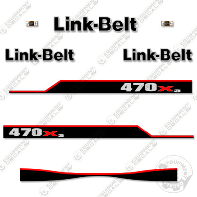 Fits Link-Belt 470X3 Decal Kit Hydraulic Excavator Decals ...