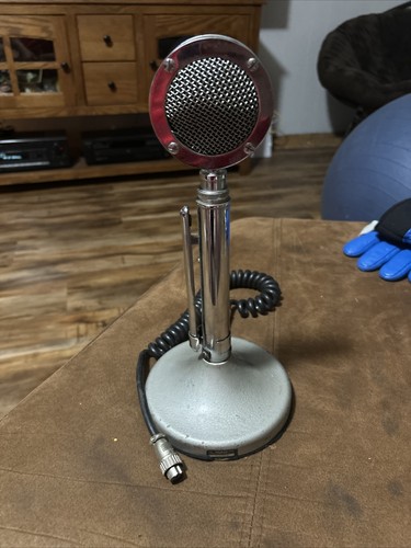 Astatic Vintage Microphone D-104 with T-UG8 stand. TESTED WORKS! | eBay