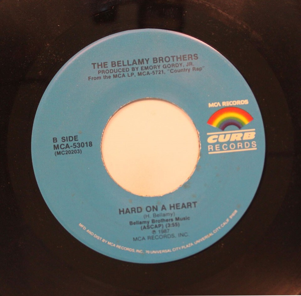 Country 45 The Bellamy Brothers - Kids Of The Baby Boom / Hard On A ...