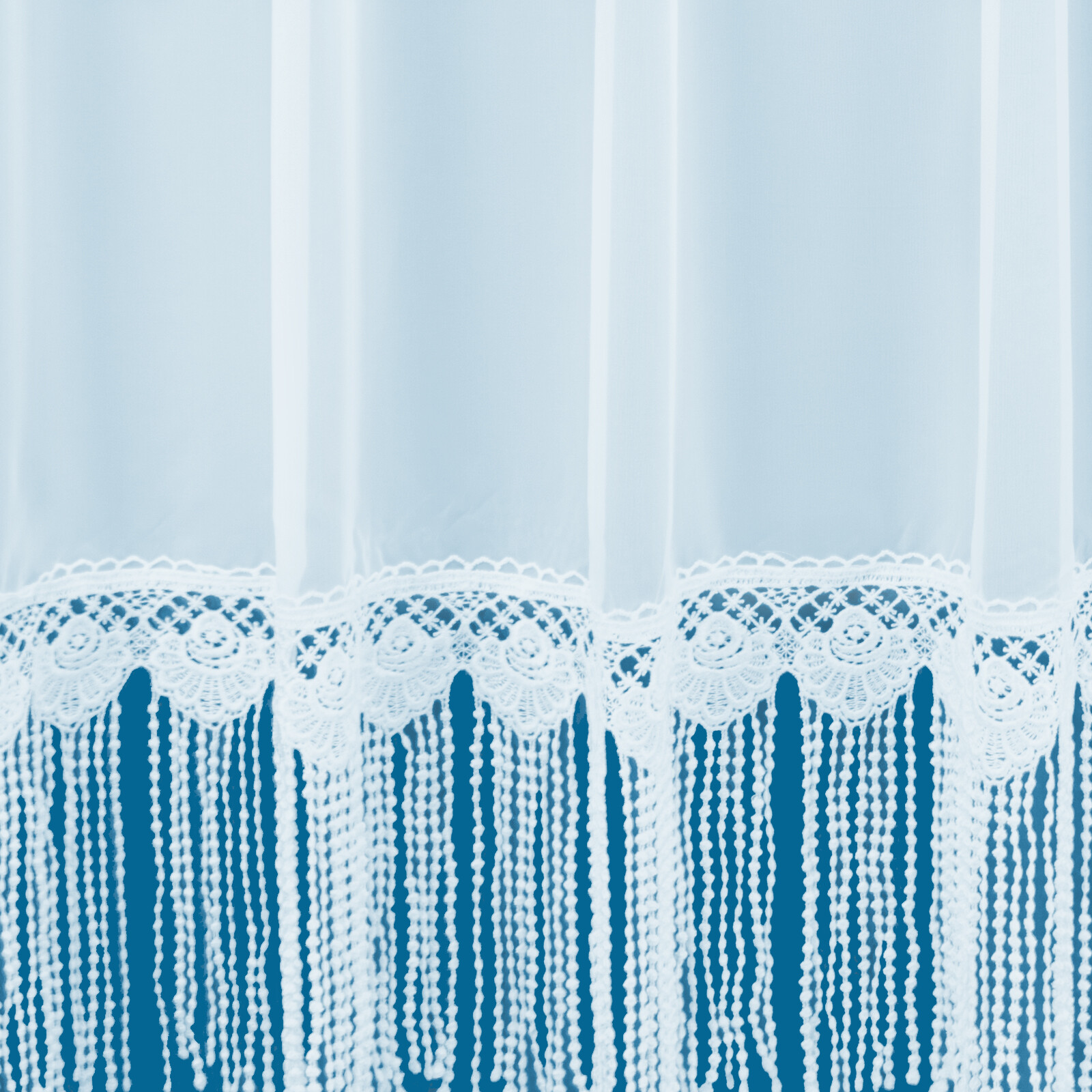 Plain & Embroidered Sheer Voile Net Curtains - Free Postage - Sold By ...