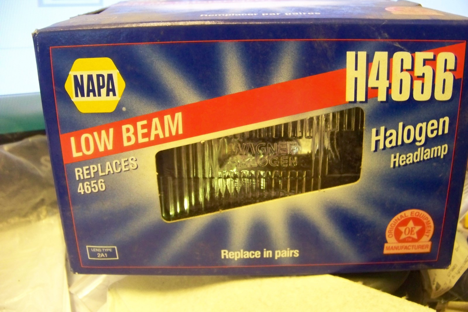 napa H4656 halogen Sealed Beam headlamp head light bulb | eBay
