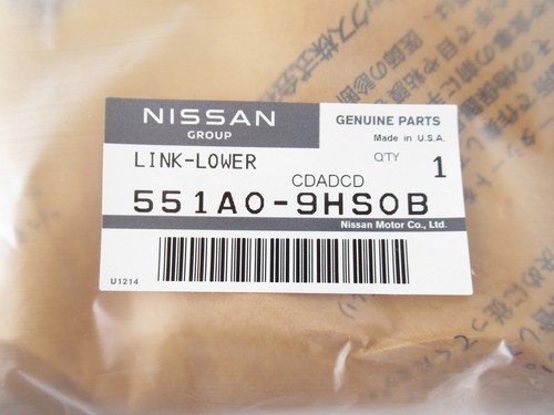 Genuine OEM Nissan 551A0-9HS0B Passenger RH Rear Lower Lateral Arm ...