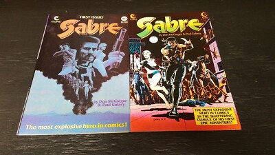 1982 ECLIPSE COMICS SABRE #1 AND #2 VF/NM VINTAGE LOT Visit My eBay Store | eBay