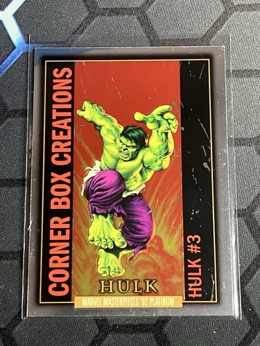 2024 SkyBox Marvel Masterpieces 92 Platinum Hulk Corner Box #CB-1 | eBay