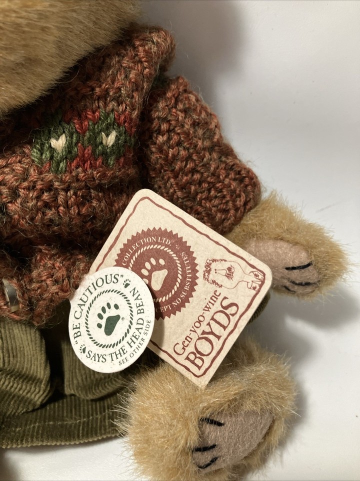 2001 Rare Boyds Bear Maple T. Leafowitz QVC Exclusive Limited Edition ...