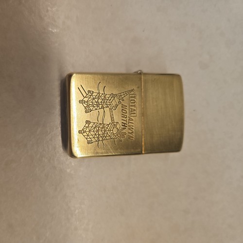 Rare Zippo Lighter commemorating the Total Alwyn North oil and gas ...