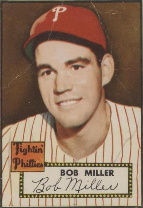 1952 Topps - Bob Miller #187 Gray Back for sale online | eBay