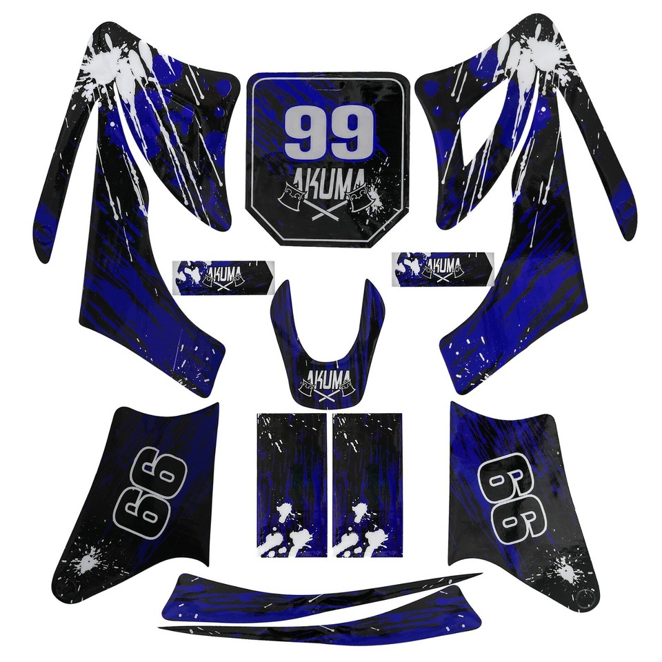 Plastics Decals Graphics Kit for Apollo Orion Atomik Dirt Pit Bike ...