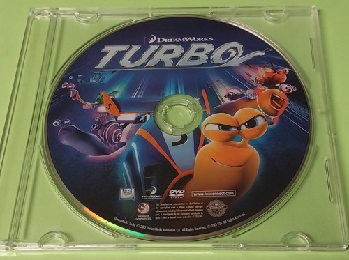 Turbo DVD 2013 Dreamworks Movie Disc Animated Kids Adventure Comedy ...