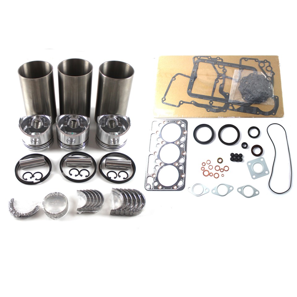 D950 Engine Overhaul Rebuild Kit &Valves For Kubota B1750 B7200 B8200 ...