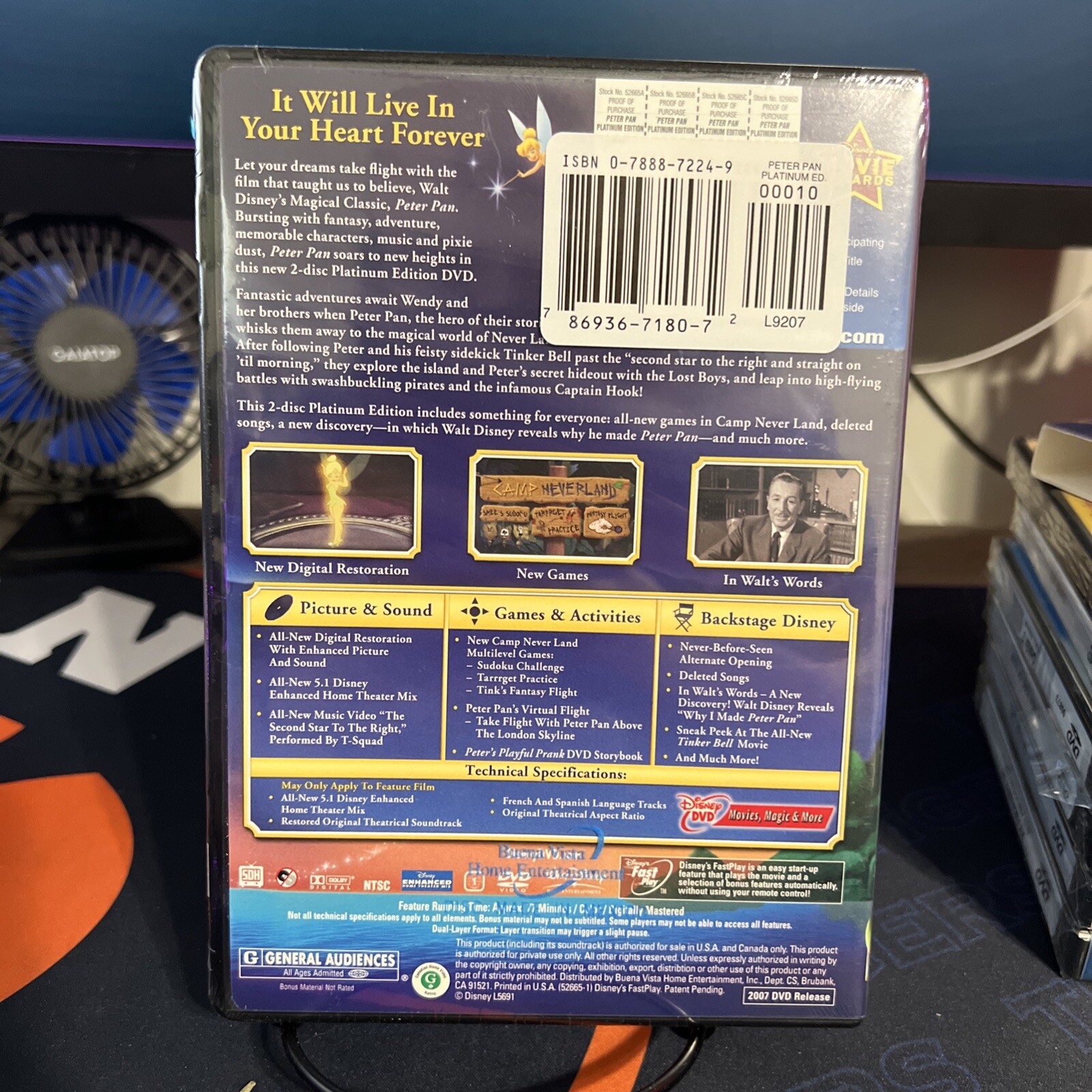 Peter Pan (DVD, 2007, 2-Disc Set, Platinum Edition) for sale online | eBay