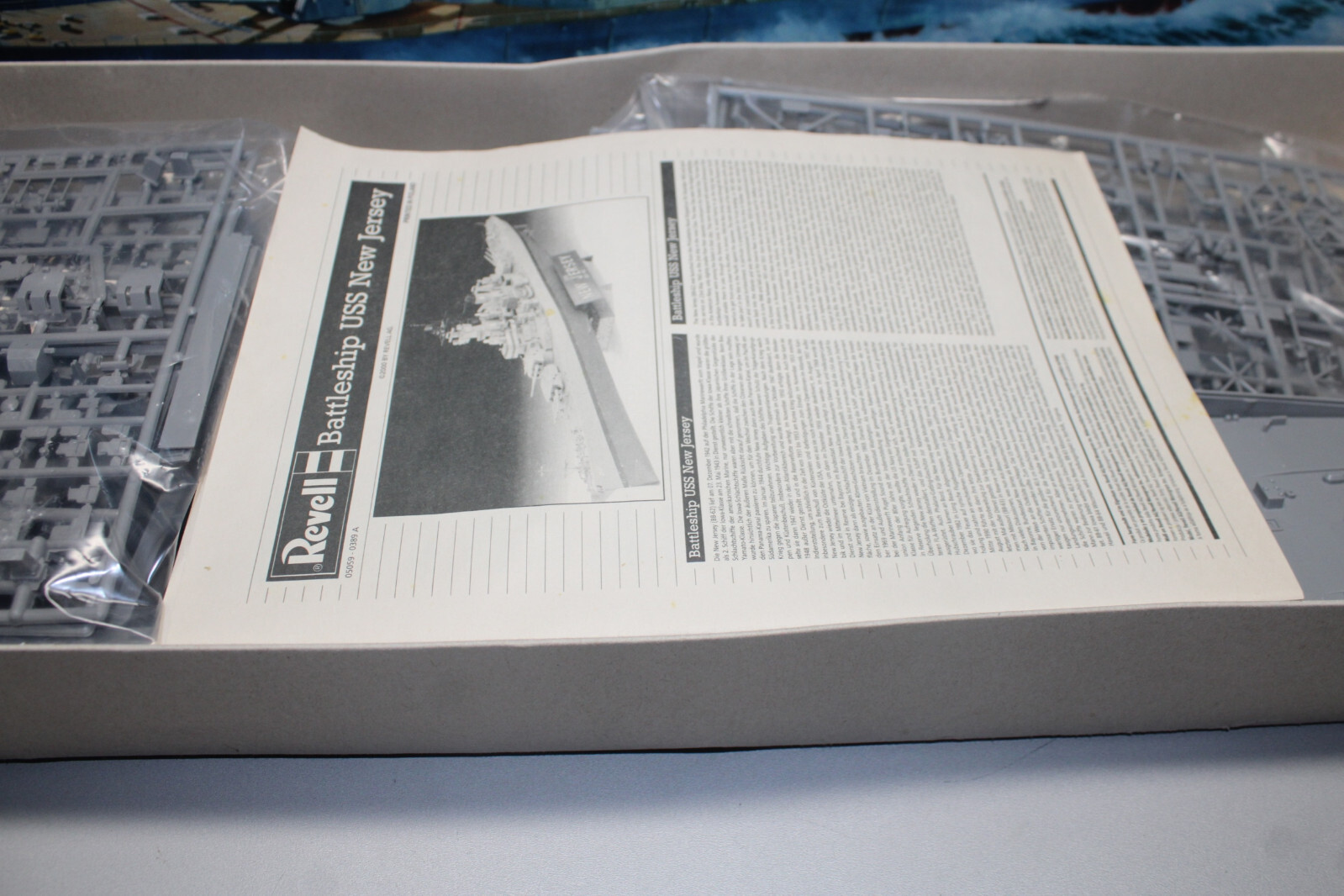Revell+05059+Kit+Battle+Ship+Uss+New+Jersey+1+3+50+Boxed for sale ...