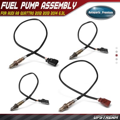 4x Upstream O2 Oxygen Sensor for Audi A8 Quattro 2012 2013 2014 6.3L ...