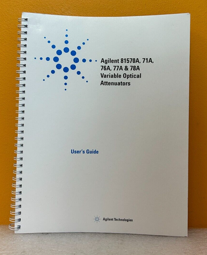 Agilent 81570-90A01 A81570A, 71A, etc Variable Optical Attenuators User ...