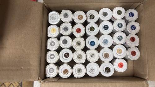 34 unopened Humbrol Acrylic Model Paint pots. 14ml & 12ml Sizes ...