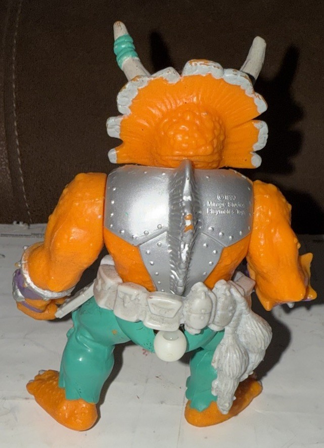 TMNT Triceraton 1990 Teenage Mutant Ninja Turtles Vintage Action Figure ...