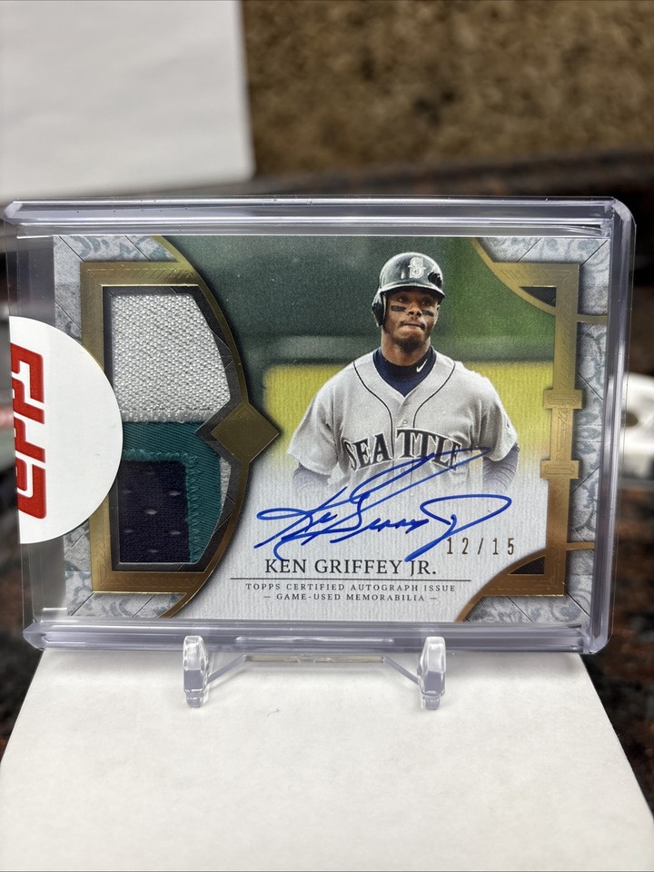 2024 Topps Transcendent Ken Griffey Jr Game Used Patch Auto #’d 12/15 ...