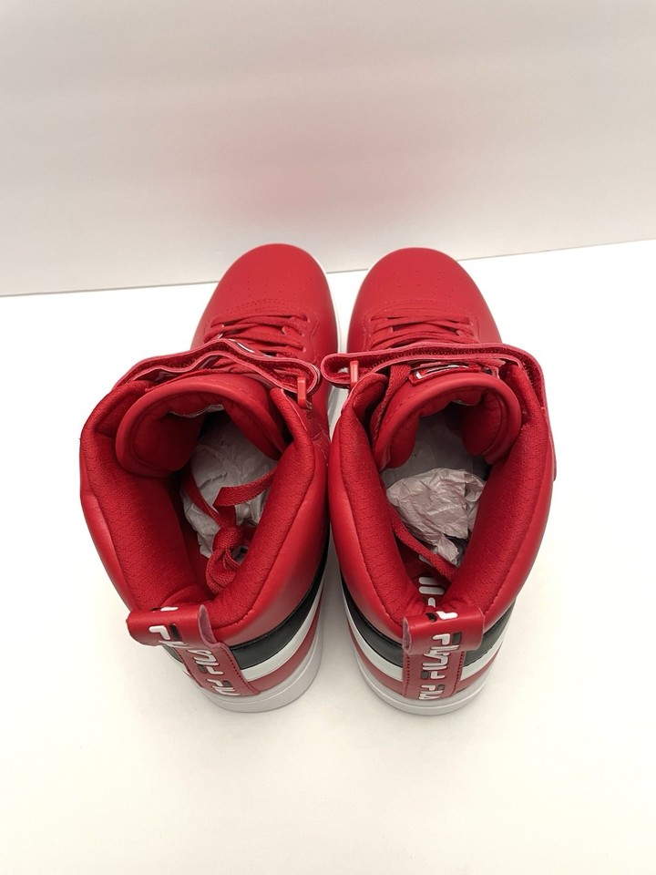 Fila Vulc 13 Mid Plus Men’s Size 9 Color Red White & Black Sneakers ...