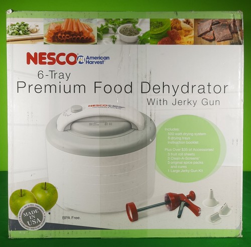 Nesco FD-61WHCK Food Dehydrator (6 Tray/Jerky Gun) 29517005582 | eBay