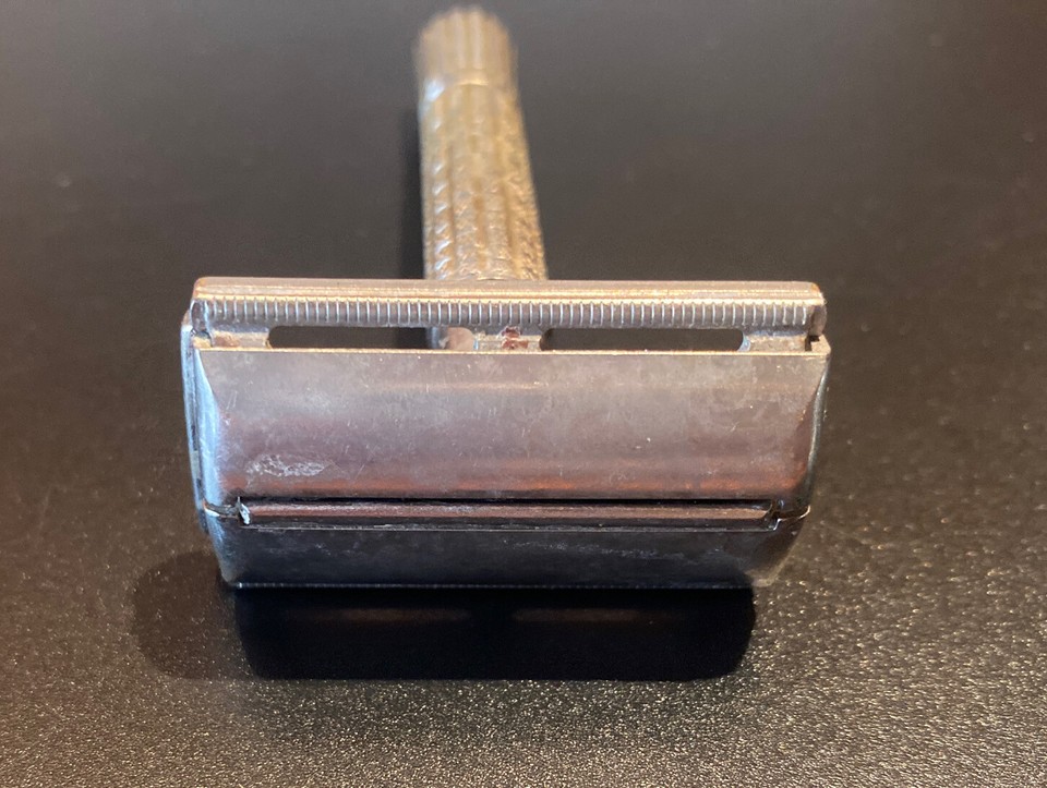 Vintage 1961 Gillette Super Speed Flare Tip DE Razor G-L | eBay