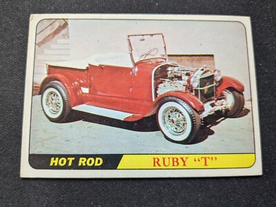 1968 Topps Hot Rods Card # 28 Ruby T (VG/EX) | eBay