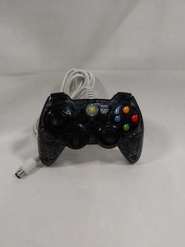 Hori Pad Gem Pad EX Xbox 360 WIRED Controller Clear Charcoal Good ...