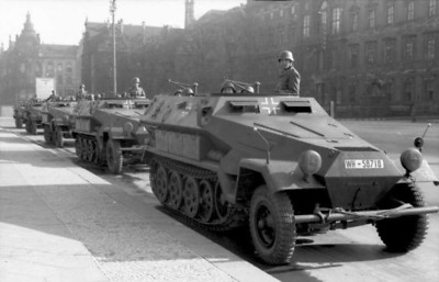 WW2 WWII Photo German Half-Track SdKfz 251 1940 World War Two Wehrmacht ...