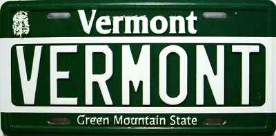 Vermont State License Plate Novelty Fridge Magnet | eBay