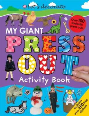 Lets Decorate My Giant Press-out Activity Book - Paperback - GOOD ...