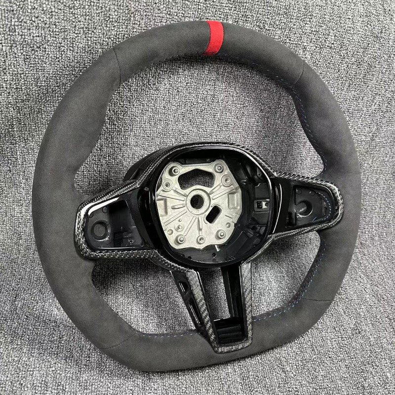 Alcantara Carbon Steering Wheel for BMW G42 G20 G22 G23 M2 M3 M4 G87 ...