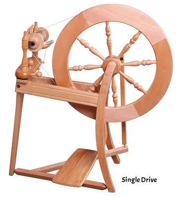 Ashford TRADITIONAL Spinning Wheel, Single or Double Drive. Customs ...