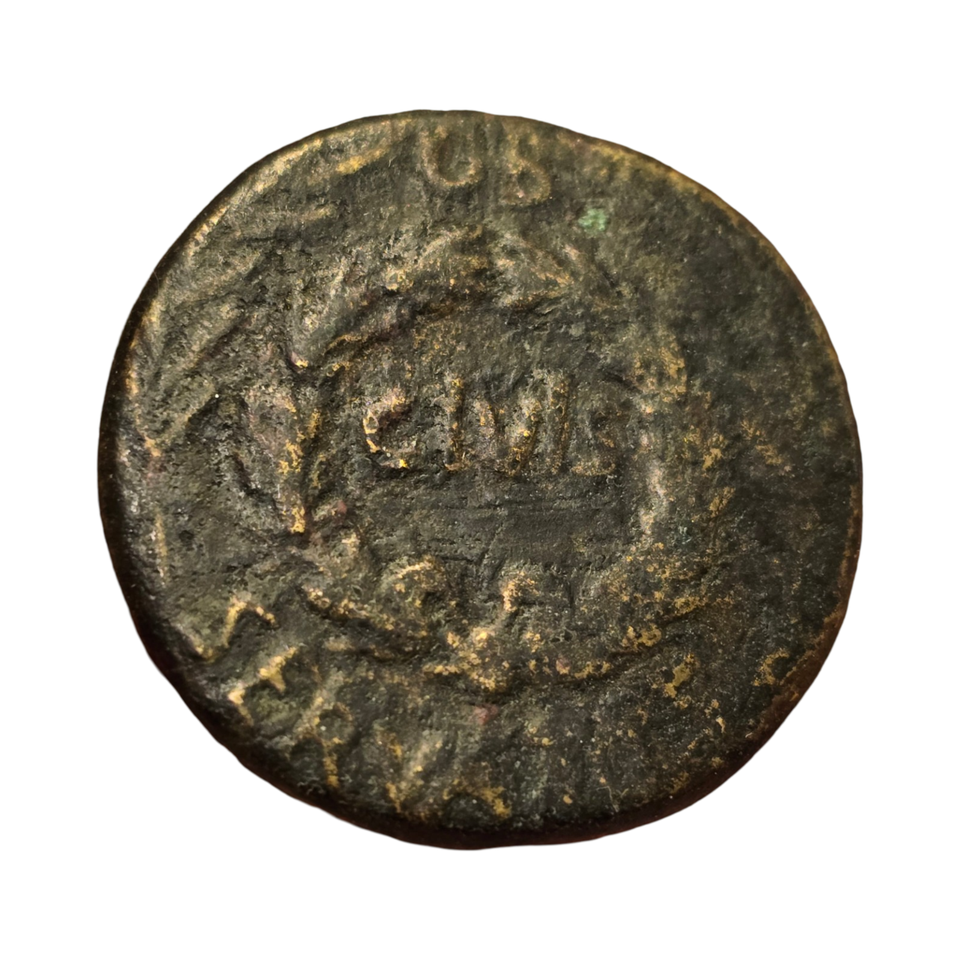 Roman Empire Augustus AE Sestertius 27BC-14AD Rome mint 16 BC SC CIVIS ...