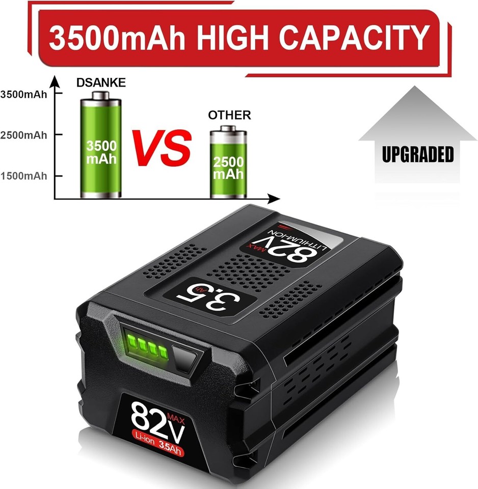 82V 3.5Ah Lithium-ion Battery for Briggs & Stratton Snapper XD BSB2AH82 ...