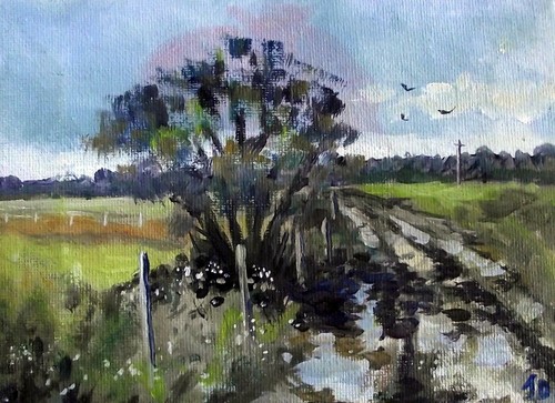 Fermanagh Landscape A IMPRESSIONIST OIL PAINTING by Irish Artist JAYNE ...