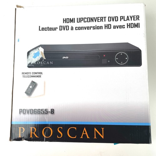 PROSCAN PDVD6655 Compact HDMI Upconvert DVD Player with remote 58465782016 | eBay