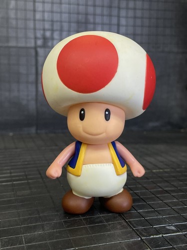 Official Super Mario Nintendo Toad Action Figure Toy 2008 Original ...