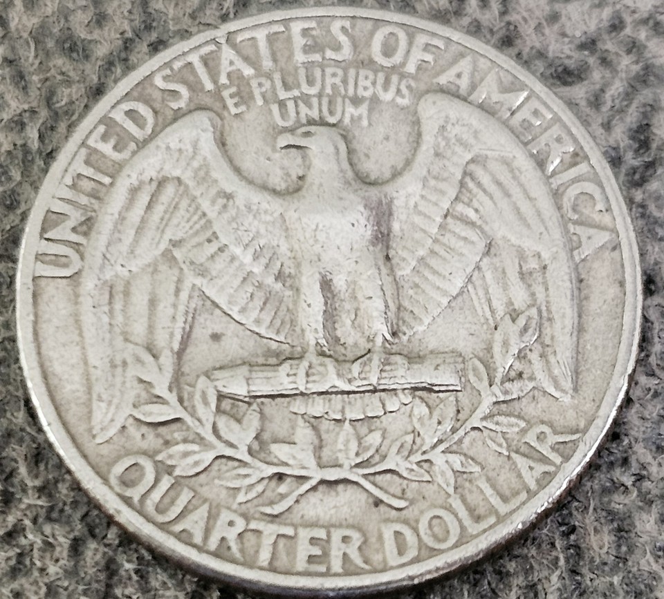 1971 D Washington Quarter DDR Doubled Die Reverse FS-801 Variety Coin ...