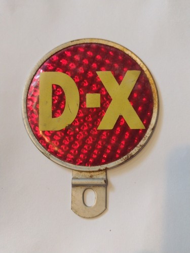 Vintage DX Gas Oil License Plate Topper Attachment | eBay