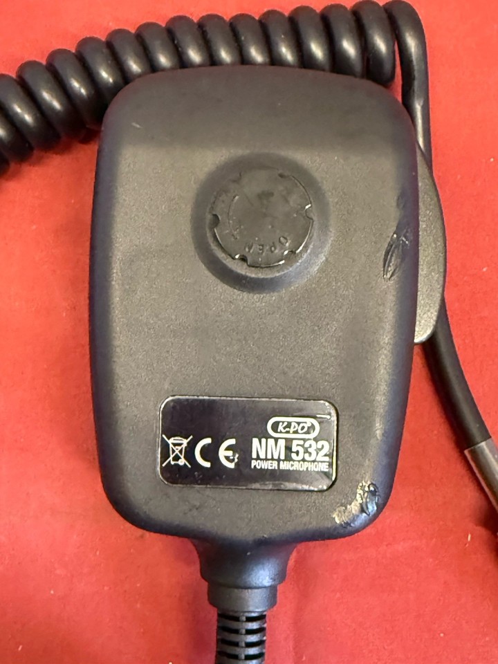 K-Po NM-532 CB Power Mic Amplified Microphone Mike (Marks On Back ...