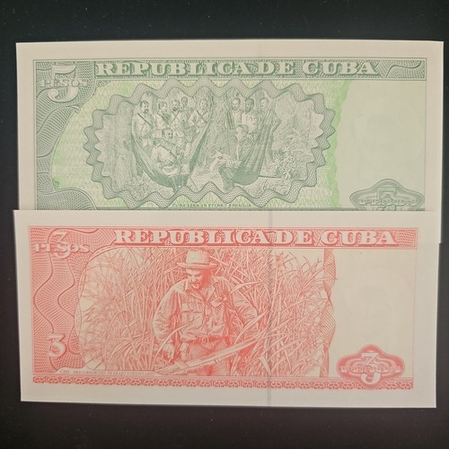 South America Banknote Set 2 UNC Banknotes 3 Pesos, 5 Pesos) #236 | eBay