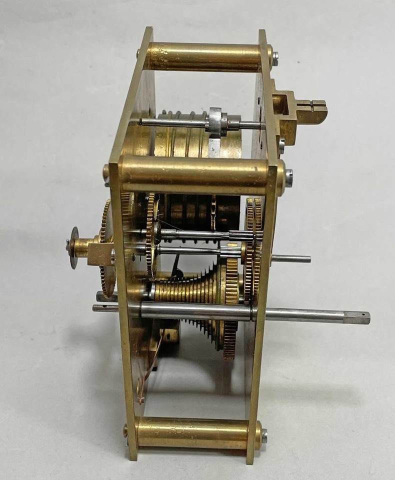 GOOD VINTAGE FUSEE CLOCK MOVEMENT & PENDULUM by ELLIOT raf sector clock ...