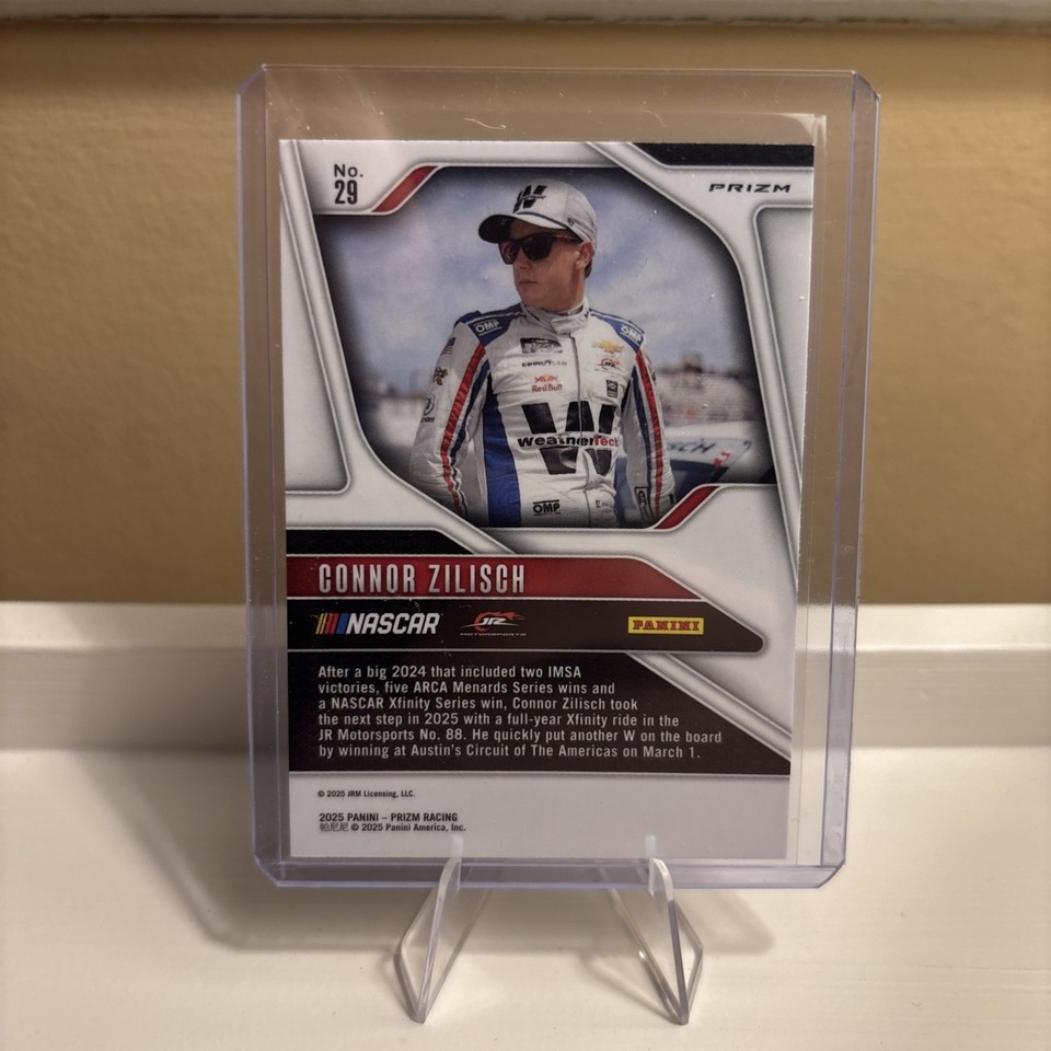 2025 Panini NASCAR Prizm Blue Ice Connor Zilisch RC | eBay