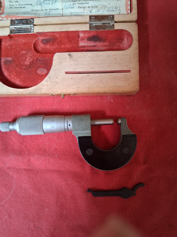 ancien micromètre ROLLE PIERRE ROCHE 0-25 | eBay
