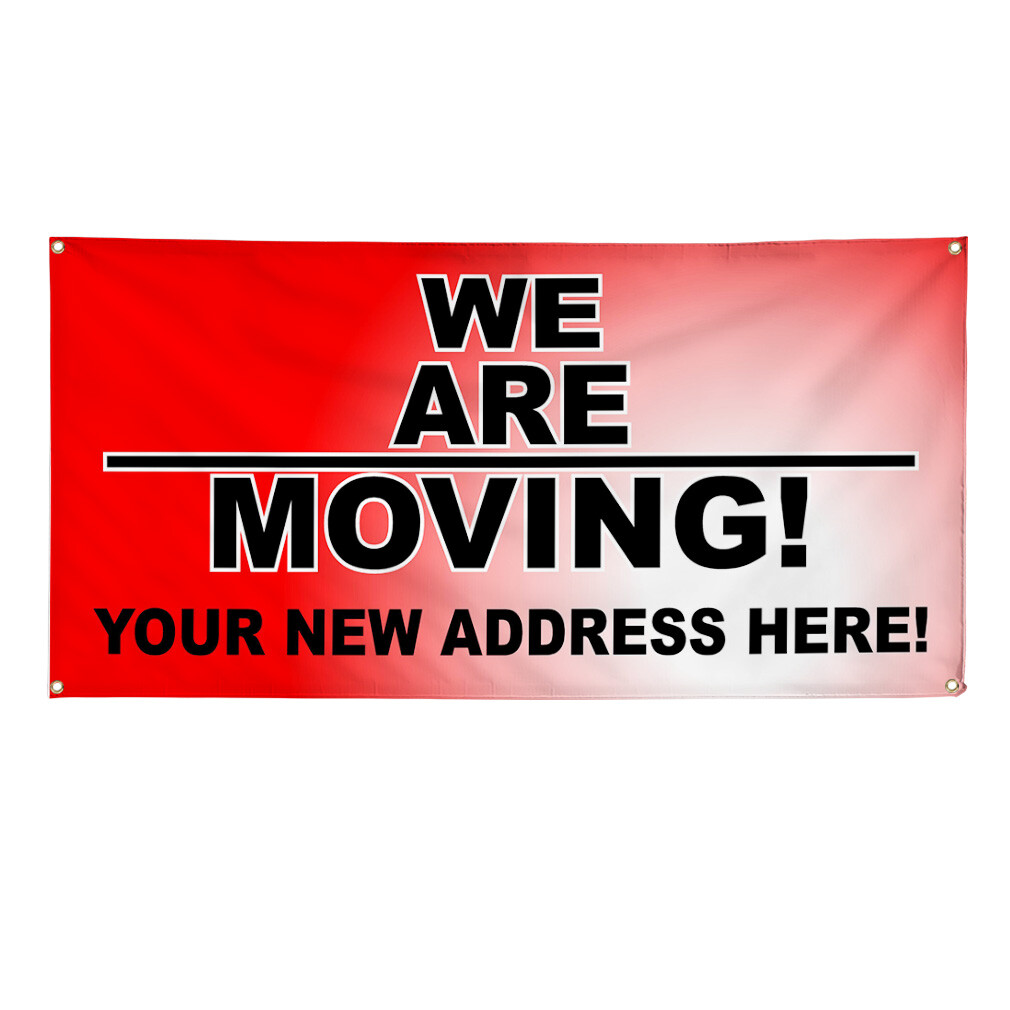 We Are Moving Banner