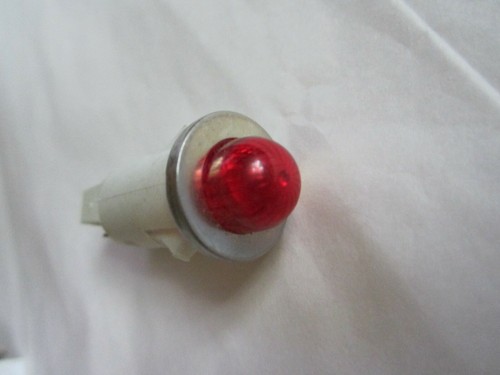 CHICAGO MINIATURE 1091QM1 PANEL MOUNT RED INDICATOR LIGHTS 24 V LOT OF ...