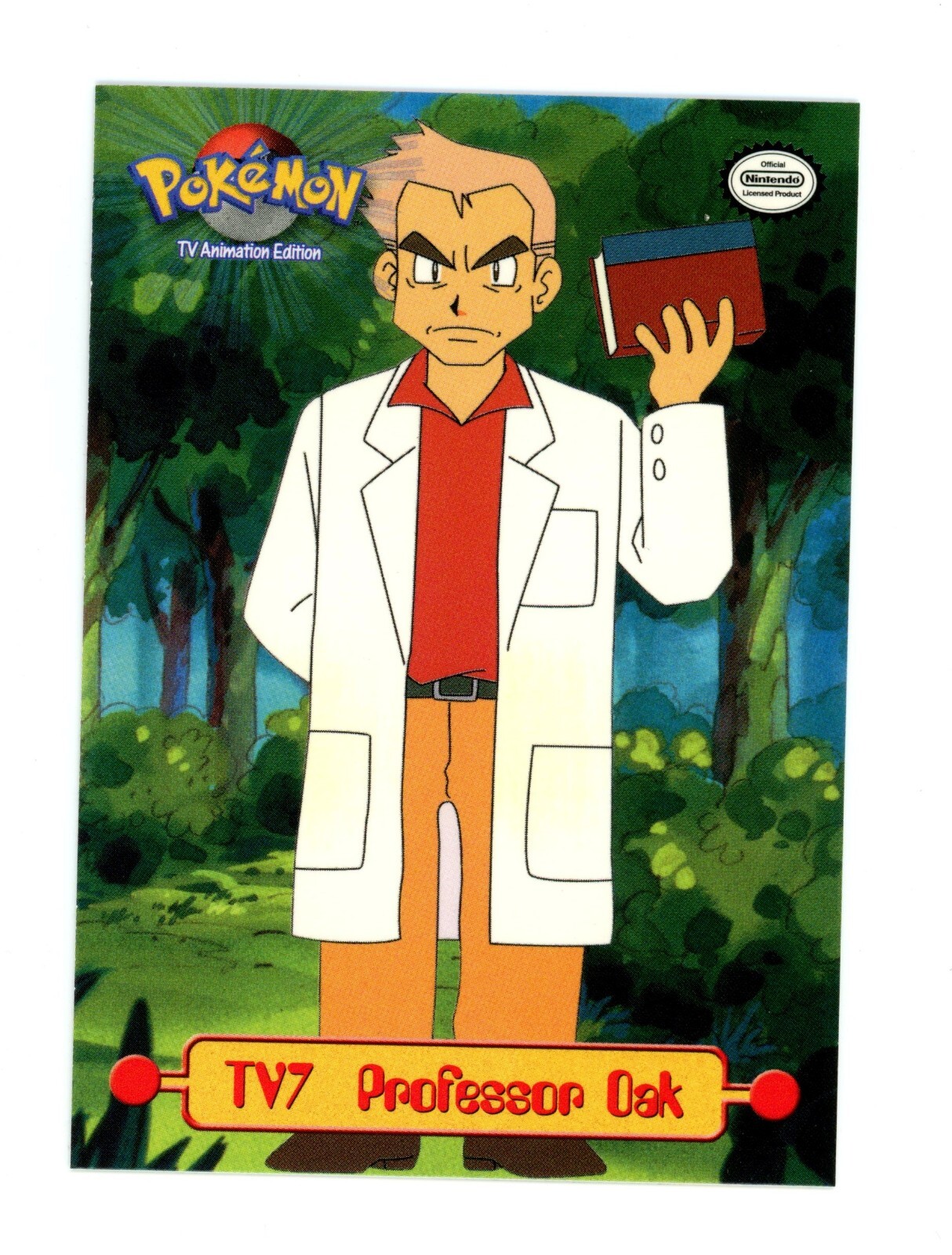 Pokemon Card - Professor Oak TV7 - TV Animation Edition - Topps Series ...