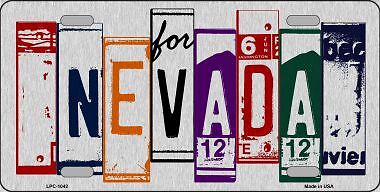Nevada Cut Letter Metal Novelty License Plate Tag LPC-1042 | eBay