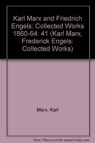Karl Marx and Friedrich Engels: Collected Works 1860-64 (Karl Marx ...